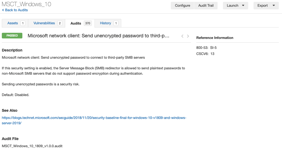 Auditing Microsoft Security Compliance Toolkit Baselines | Tenable® Auditing Microsoft Security Compliance Toolkit Baselines | Tenable®